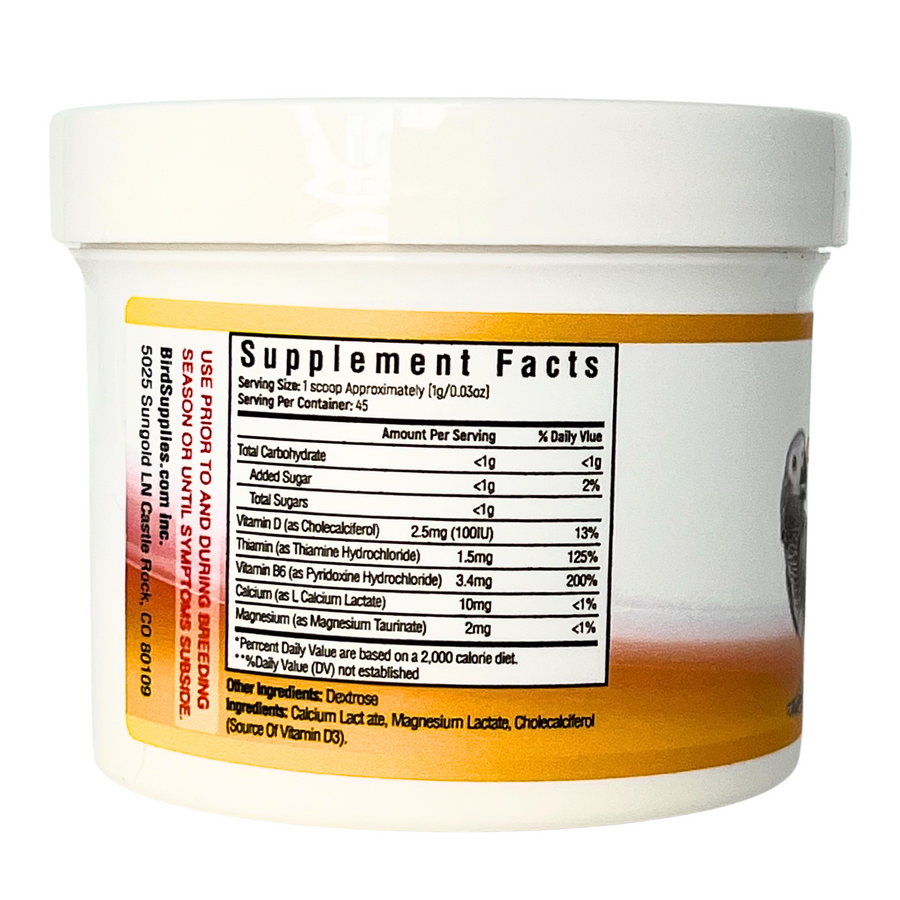 Buy UnRuffledRx Calcium for Birds | Calcium, Magnesium + D3
