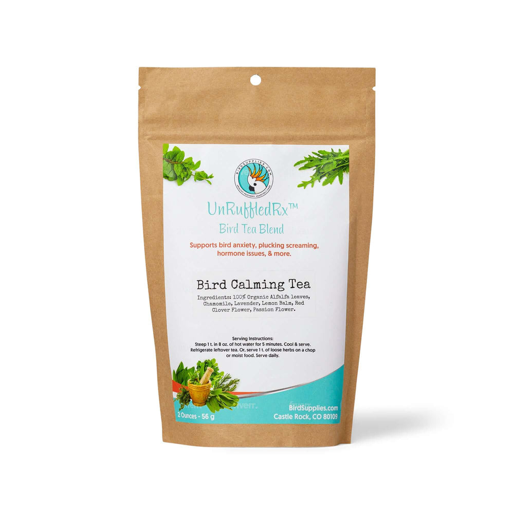 UnRuffledRx SereniTea Calming Bird Tea | Bird Friendly Tea