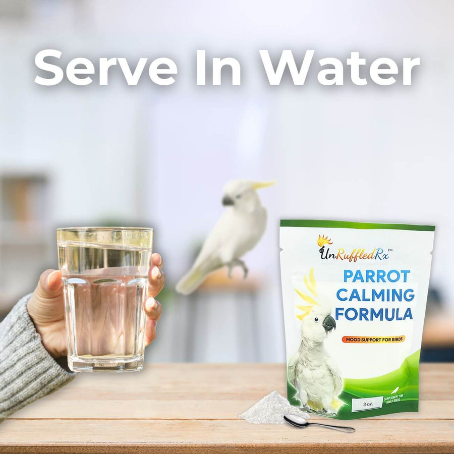 UnRuffledRx Parrot Calming Formula | Bird Calming Supplement