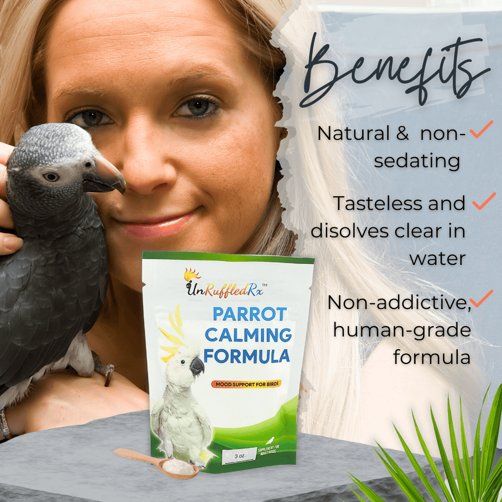 UnRuffledRx Parrot Calming Formula | Bird Calming Supplement