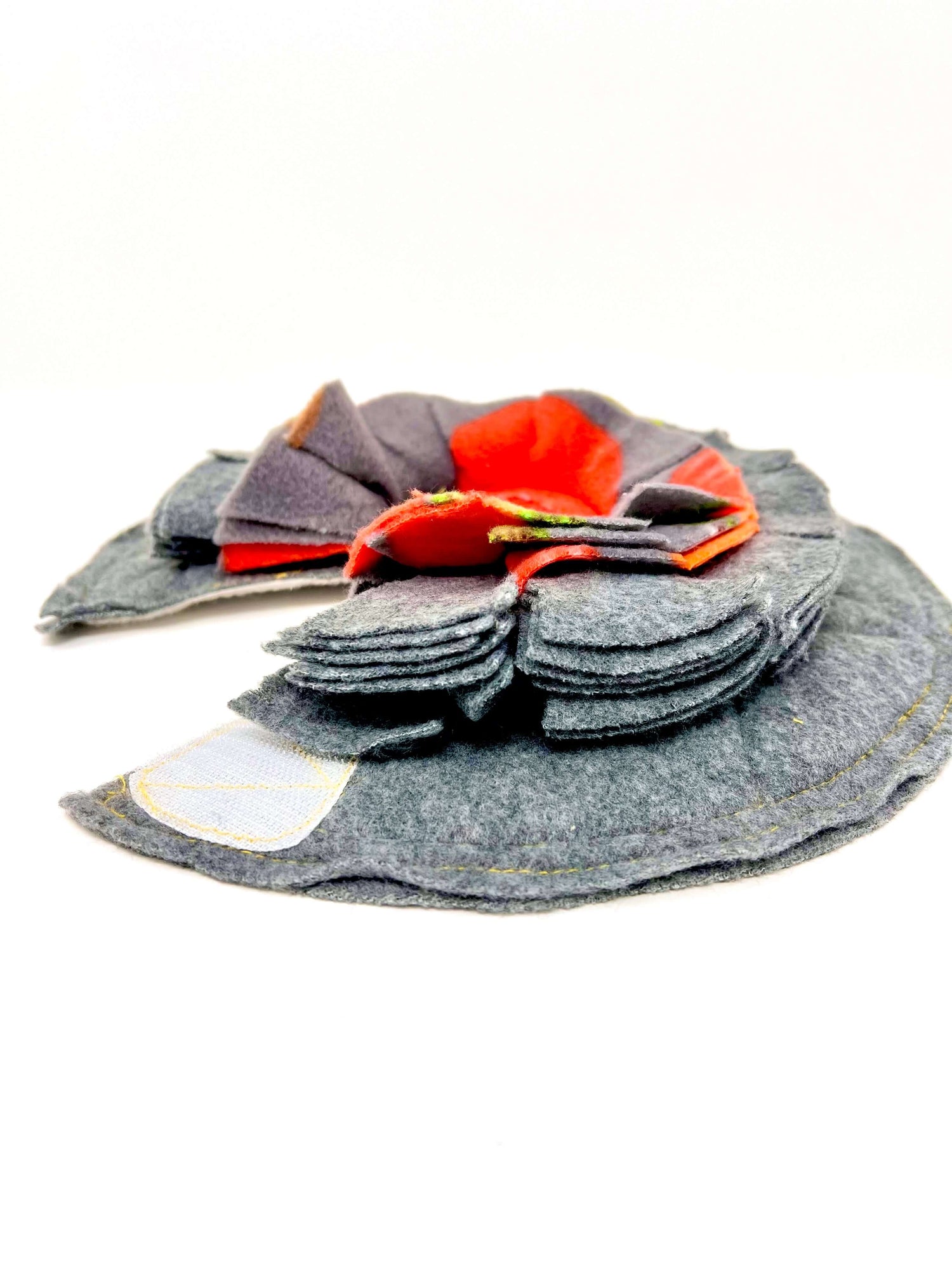 Fleece Bird Collar | Soft Fringy Cone Collar for Birds
