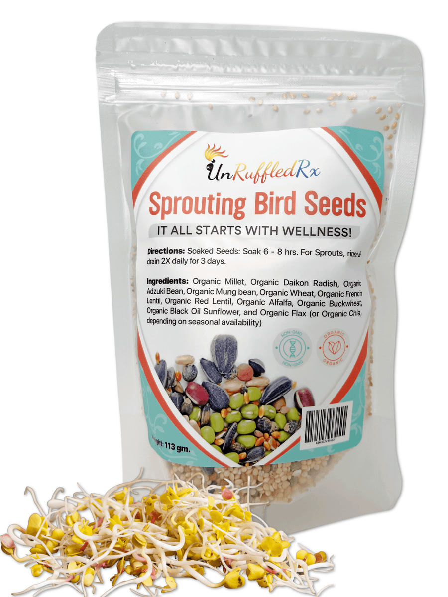 UnRuffledRx Organic Sprout Mix: Soak or Sprout for Health